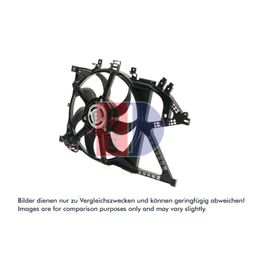 AKS DASIS L&uuml;fter, Motork&uuml;hlung 158021N &Oslash;385mm 385mm f&uuml;r OPEL 9158007 24445185 1314443