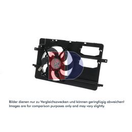 AKS DASIS L&uuml;fter, Motork&uuml;hlung 128202N &Oslash;340mm 340mm f&uuml;r MITSUBISHI SMART 1355A032 1355A010 A4545001103
