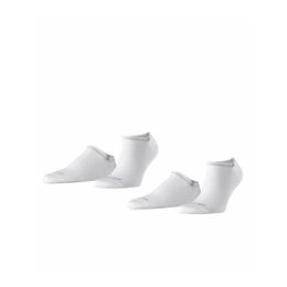 Burlington Sneaker-Socken Doppelpack in White | Gr.: onesize