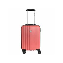 Check.In Aurora - 4-Rollen-Kabinentrolley 54 cm (limettengr&uuml;n) in koralle | Gr.: onesize
