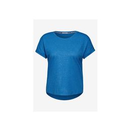 Cecil T-Shirt in azure blue melange | Gr.: XL