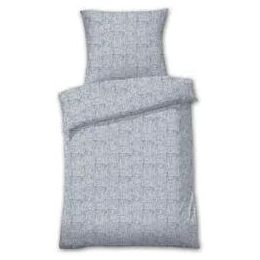 Bettw&auml;sche Dyckhoff "Tessa", silber, B/L: 155cm x 220cm, 1 Stk., 1 Stk., Frottee, B/L: 80cm x 80cm, 2 Stk., Frottee, Obermaterial: 75% Baumwolle, 25% Polyester, Bettw&auml;sche, Bettw&auml;sche, aus Weichfrottier