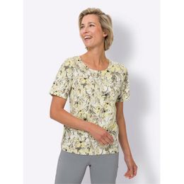 Sieh an! Kurzarm-Shirt in ecru-sand-bedruckt | Gr.: 48