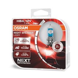 Osram HB4 Night Breaker Laser next Generation (2 Stk.) 9006NL-HCB Gl&uuml;hlampe, Fernscheinwerfer,Gl&uuml;hlampe, Hauptscheinwerfer,Gl&uuml;hlampe, Nebelscheinwerfe