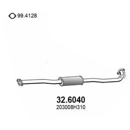 Asso Mittelschalld&auml;mpfer 326040 f&uuml;r NISSAN