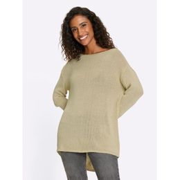 Heine Pullover in sand-meliert | Gr.: 40