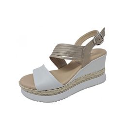 Nero Giardini Keilsandalette in Wei&szlig; | Gr.: 37
