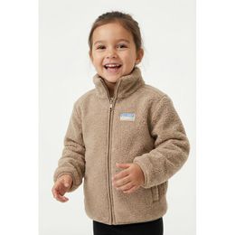 Kids Only M&auml;dchen KIDS Only Fleecejacke &raquo;KOGEVA LIFE TEDDY JACKET CP OTW NOOS&laquo; ohne Kapuze beige 122
