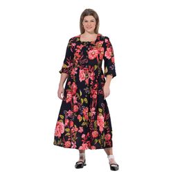 Ulla Popken Kleid in marine | Gr.: 48 - Normalgr&ouml;&szlig;e