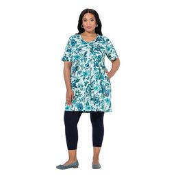 Ulla Popken Longshirt in offwhite | Gr.: 54-56