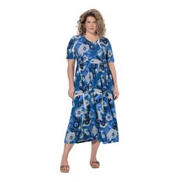 Ulla Popken Midikleid in denimblau | Gr.: 54-56