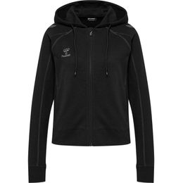 Hummel Rei&szlig;verschluss Kapuzenpullover Hmlmove Damen in BLACK | Gr.: L