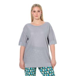 Ulla Popken Pullover in felsgrau | Gr.: 62-64