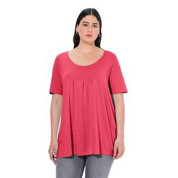 Ulla Popken Shirt in helles fuchsia | Gr.: 50-52