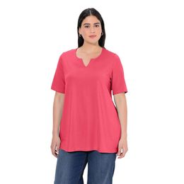 Ulla Popken Shirt in helles fuchsia | Gr.: 58-60
