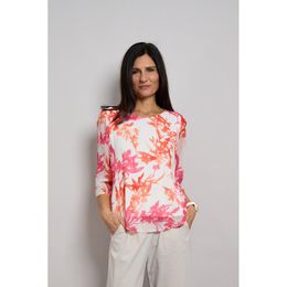 Seidel Moden Damen Druckbluse mit floralem Muster - MADE IN GERMANY 36