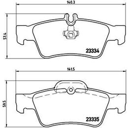Brembo Bremsensatz, Scheibenbremse Bremsensatz-Hinterachse COATED DISC LINE / STANDARD ijzjsggdw7 Hinterachse innenbel&uuml;ftet 300mm 22mm f&uuml;r MERCEDES-BE
