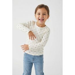 Lil' Atelier M&auml;dchen Langarmshirt &raquo;NMFGAGO LS SLIM TOP LIL NOOS&laquo; weiche Jersey Rippqualit&auml;t 110