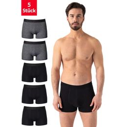 Barrio 13 5er Pack: Boxershorts in Schwarz/Anthrazit | Gr.: 3XL