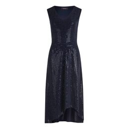 Vera Mont Cocktailkleid im Glitzer-Look in Dunkelblau/Grau | Gr.: 48