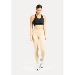 Smilodox Leggings Silvia Scrunch in Taupe | Gr.: S