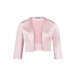 Vera Mont Bolero-Jacke mit Kellerfalten in Foggy Rose | Gr.: 48