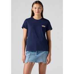 Levi's Levi's Damen T-Shirt &raquo;THE PERFECT TEE&laquo; mit Batwing-Logoprint blau XS (34)