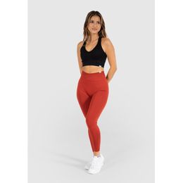 Smilodox Leggings Amaze Scrunch Pro in Terakotta | Gr.: S