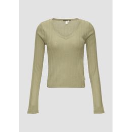 QS Strickpullover in 7282_helles olivgr&uuml;n | Gr.: XL