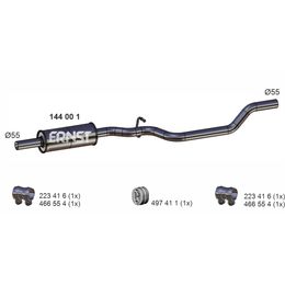 Ernst Mittelschalld&auml;mpfer 144001 f&uuml;r VAG