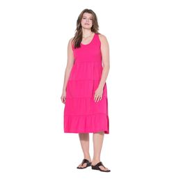 Studio Untold Midikleid in neon pink | Gr.: 50-52