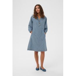 Culture Kleid CUayna A-shape in Blue/White Stripe | Gr.: S