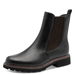 Tamaris Damen Chelseaboots , Businessschuh, Schlupfschuh, Stiefelette mit Stretcheins&auml;tzen 37