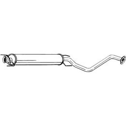 BOSAL Mittelschalld&auml;mpfer 285409 f&uuml;r Vaughall Opel