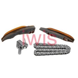 AIC Steuerkettensatz iwis Original komplett, Made in Germany 59107Set Unten Kettenbolzen mit TRITAN&reg;-Beschichtung f&uuml;r MINI BMW 13528572504 7797905 779