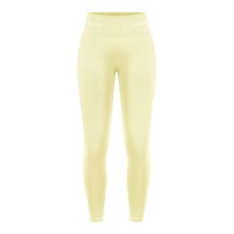 Smilodox Leggings Scrunch Azura in Gelb | Gr.: xs