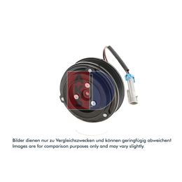 AKS DASIS Magnetkupplung, Klimakompressor 853106N 12V f&uuml;r OPEL 6854080 1854140 13297440