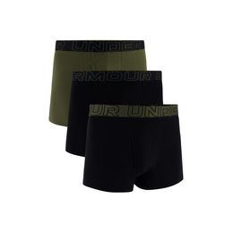 Under Armour Boxershort 3er Pack in Schwarz/Gr&uuml;n | Gr.: M