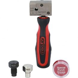 KS Tools FLAREFIXeco 4,75 mm Universal-Bremsleitungs-B&ouml;rdelger&auml;t-Satz, 4-tlg 122.1215 B&ouml;rdelger&auml;te-Satz