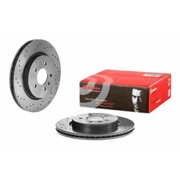 Brembo Bremsscheibe COATED DISC LINE 09.C711.21 hinten rechts links Gelocht 315mm f&uuml;r VAUXHALL OPEL 13429575 569094 569089