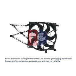 AKS DASIS L&uuml;fter, Motork&uuml;hlung 158017N &Oslash;390mm 390mm f&uuml;r OPEL 1314539 24456281 1341344
