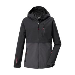 Killtec M&auml;dchen Softshelljacke &raquo;KOS 153 GRLS SFTSHLL JCKT&laquo; Winddichte, wasserabweisende Softshelljacke mit Kapuze 116