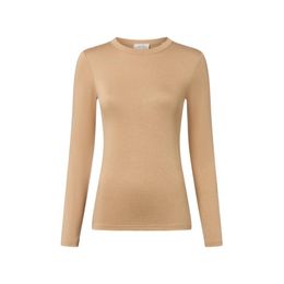 Opus Langarmshirt Sifa in camel - 0003 | Gr.: 38