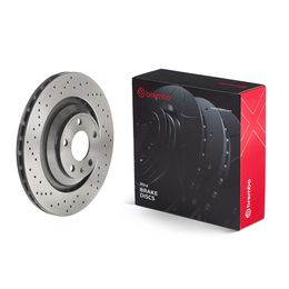 Brembo Bremsscheibe XTRA LINE 09.8842.2X hinten rechts links Gelocht 330mm f&uuml;r AUDI (FAW) 4F0615601F 4F0615601D L4FD615601A