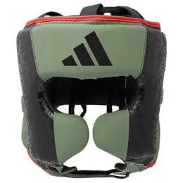 Kopfschutz Adidas PERFORMANCE "Combat 50 Headguard" Gr. M, gr&uuml;n (gr&uuml;n, schwarz), Protektoren, M