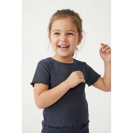 Kids Only M&auml;dchen KIDS Only T-Shirt &raquo;KOGNELLA S/S O-NECK TOP NOOS JRS&laquo; mit s&uuml;&szlig;er Wellenkante 122/128