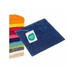 WohnDirect Badematte PARIS in Dunkelblau | Gr.: 45 x 45 cm