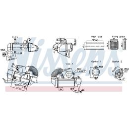 NISSENS K&uuml;hler, Abgasr&uuml;ckf&uuml;hrung 989494 mit Dichtungen f&uuml;r RENAULT VAUXHALL MERCEDES-BENZ NISSAN OPEL 1473500QAN 147350678R A6221400075