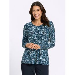 WITT WEIDEN Tunikashirt in marine-topas-bedruckt | Gr.: 36