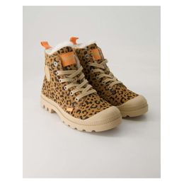 Palladium Hightop-Sneaker Pampa Hi Zip Wl in Braun Leo | Gr.: 39